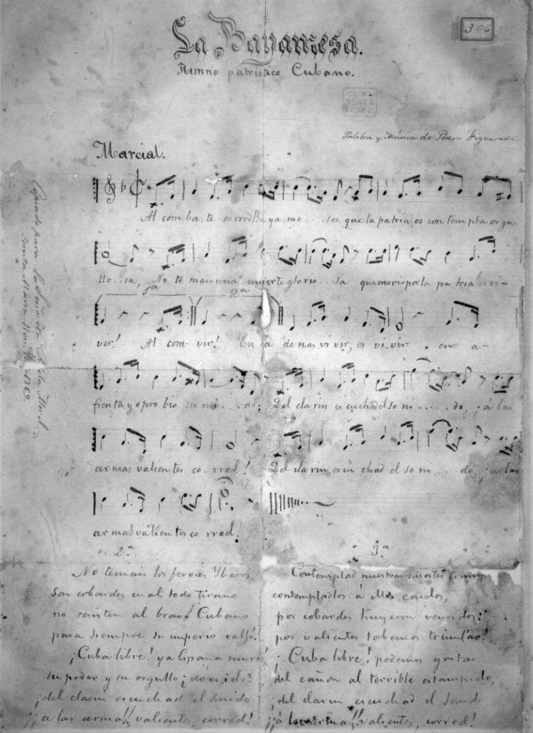 Sin afrenta y sin oprobio. La Bayamesa, el himno nacional de Cuba ...
