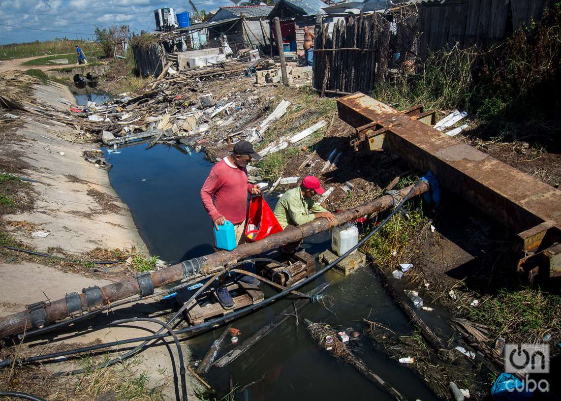 Camino a La Coloma, veinte días después del huracán Ian - OnCubaNews