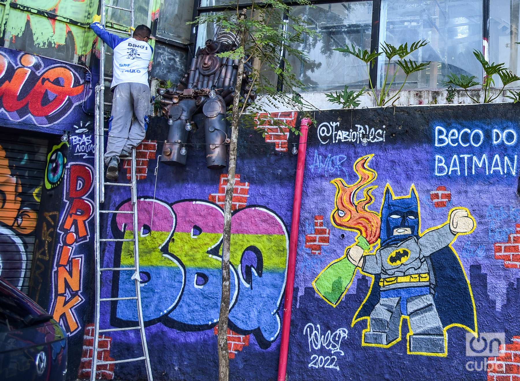 Beco do Batman: galería a cielo abierto en Sao Paulo - OnCubaNews