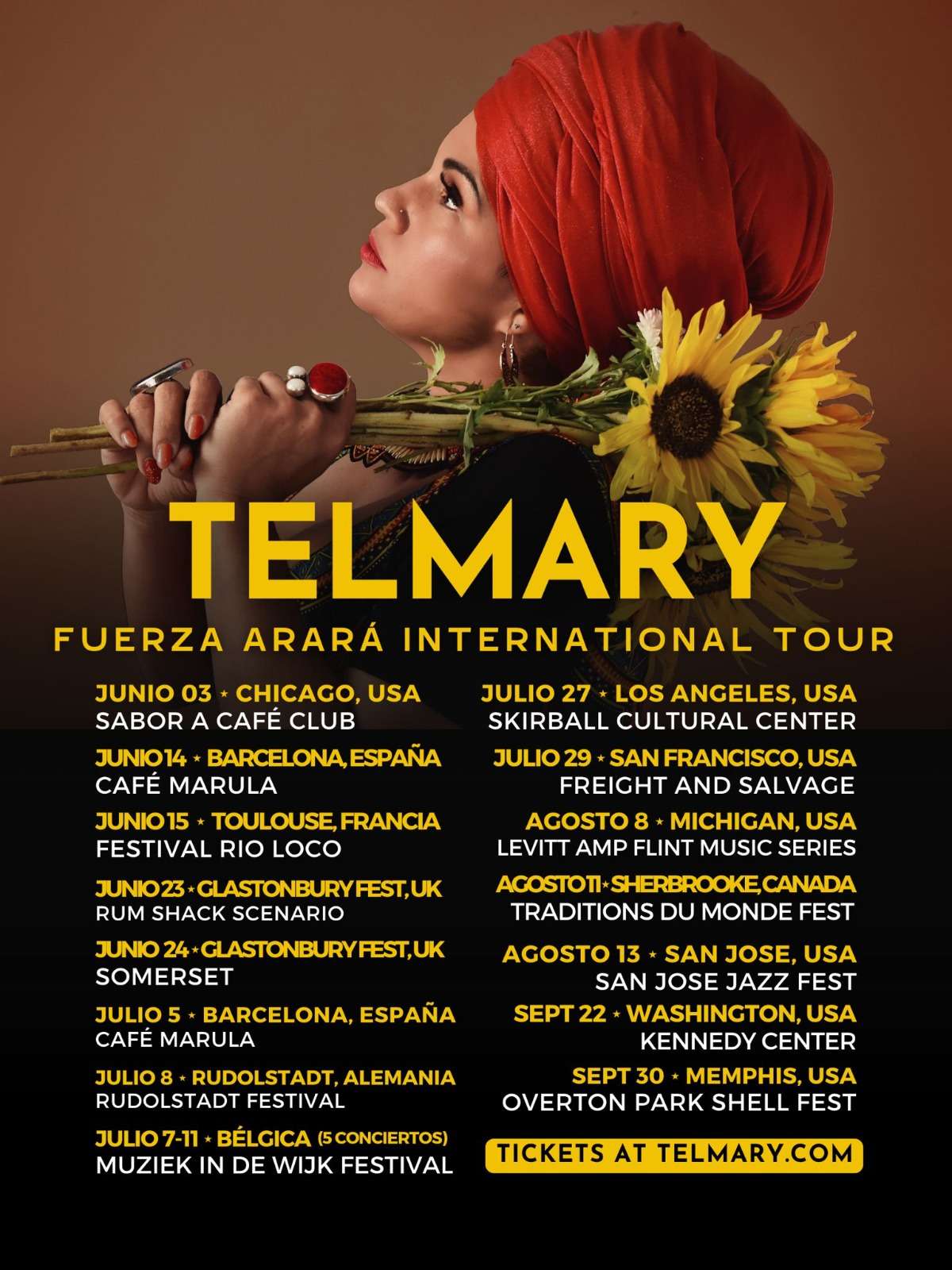 Telmary will start Fuerza Arará International Tour - Latin america News