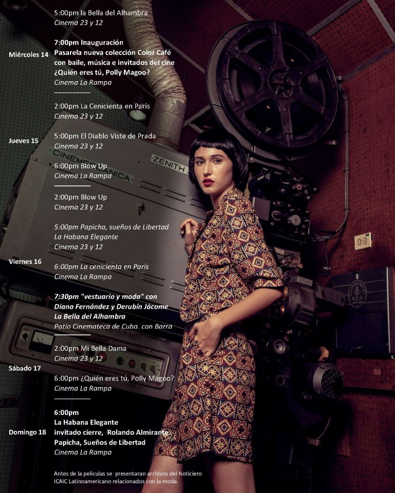 El cine se viste a la moda con Color Café - OnCubaNews