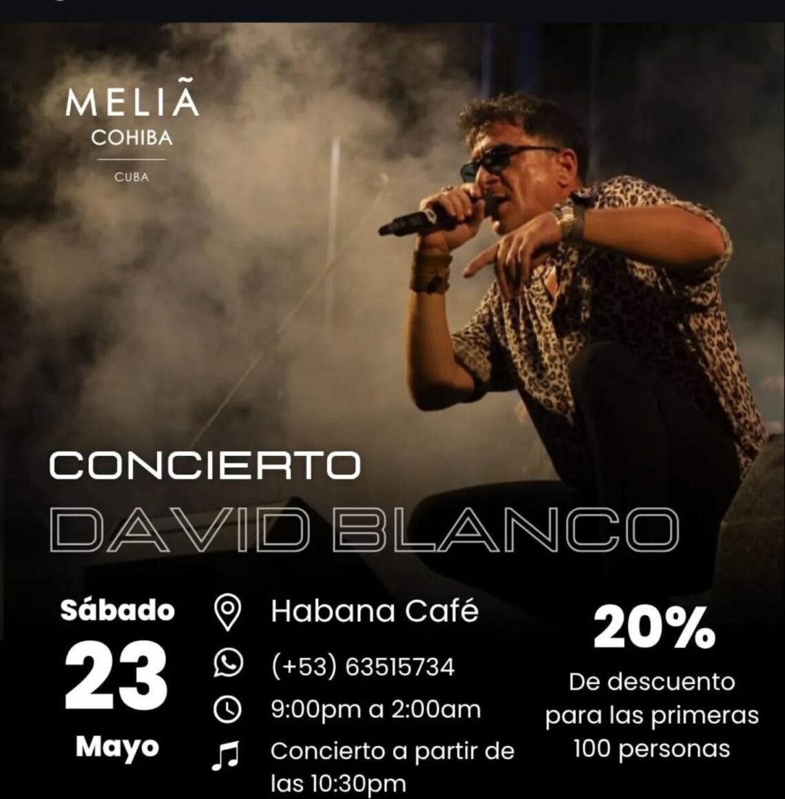 David Blanco en Habana Café - OnCubaNews