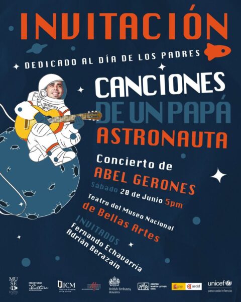 Abel Gerones presenta Canciones de un Papá Astronauta - OnCubaNews
